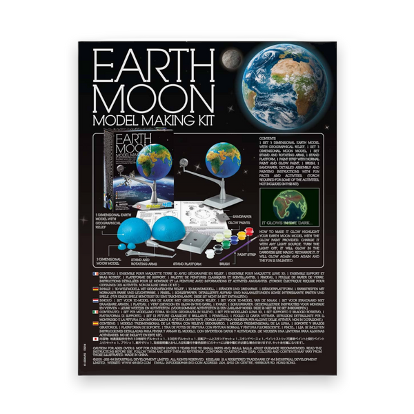 Toysmith KidzLabs Earth and Moon Model Kit – Born Yesterday