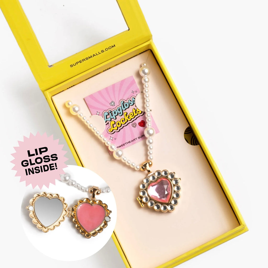Super Smalls Sweetheart Surprise Lip Gloss Locket – Born Yesterday