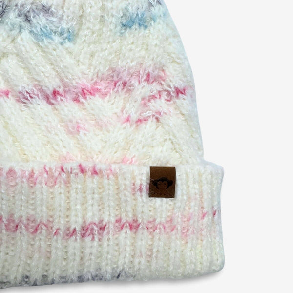 Appaman Willow Cable Beanie ~ Rose Garden – Born Yesterday