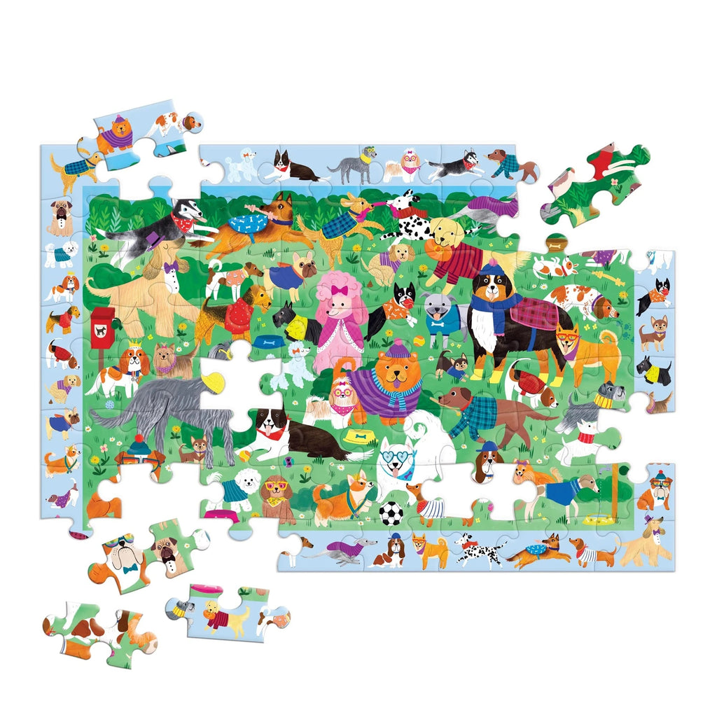 Mudpuppy Doggie Days 64 Piece Search & Find Puzzle – Born Yesterday