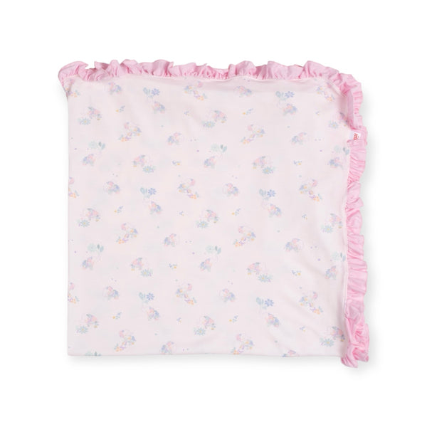 Magnetic Me Ruffle Blanket ~ Forget Me Not – Born Yesterday