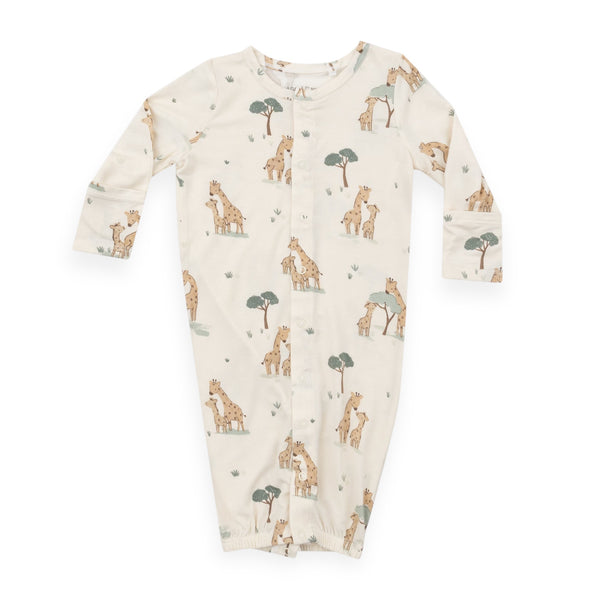 Angel Dear Convertible Gown ~ Giraffe Families – Born Yesterday