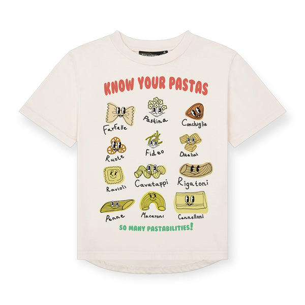 Rock Your Kid So Many Pastabilities T-Shirt ~ Cream – Born Yesterday