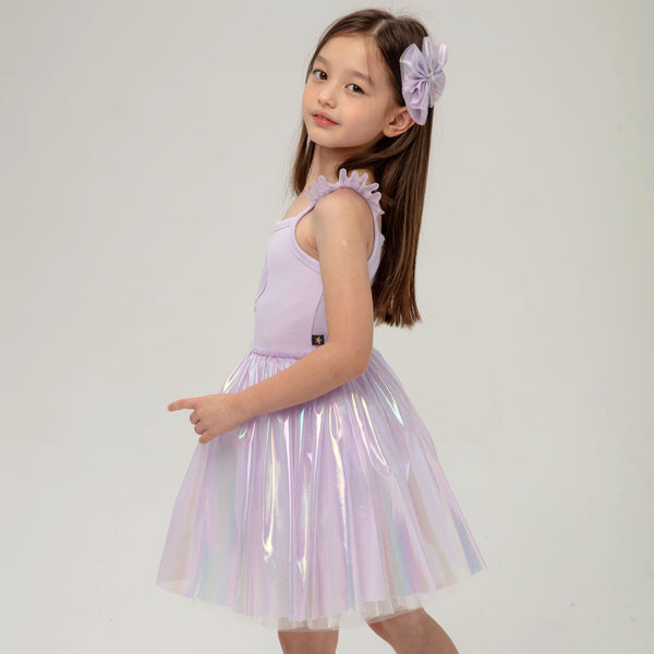 Petite Hailey Lily Shell Tutu Dress ~ Purple – Born Yesterday